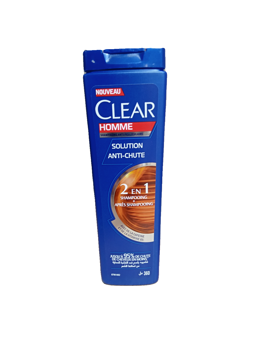 SHAM CLEAR 360ML MEN SOLUTION ANTI CHUTE – GoldenCOS