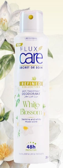 DEOD FLUX CARE REFINED 250ML WHITE BLOSSOM – GoldenCOS